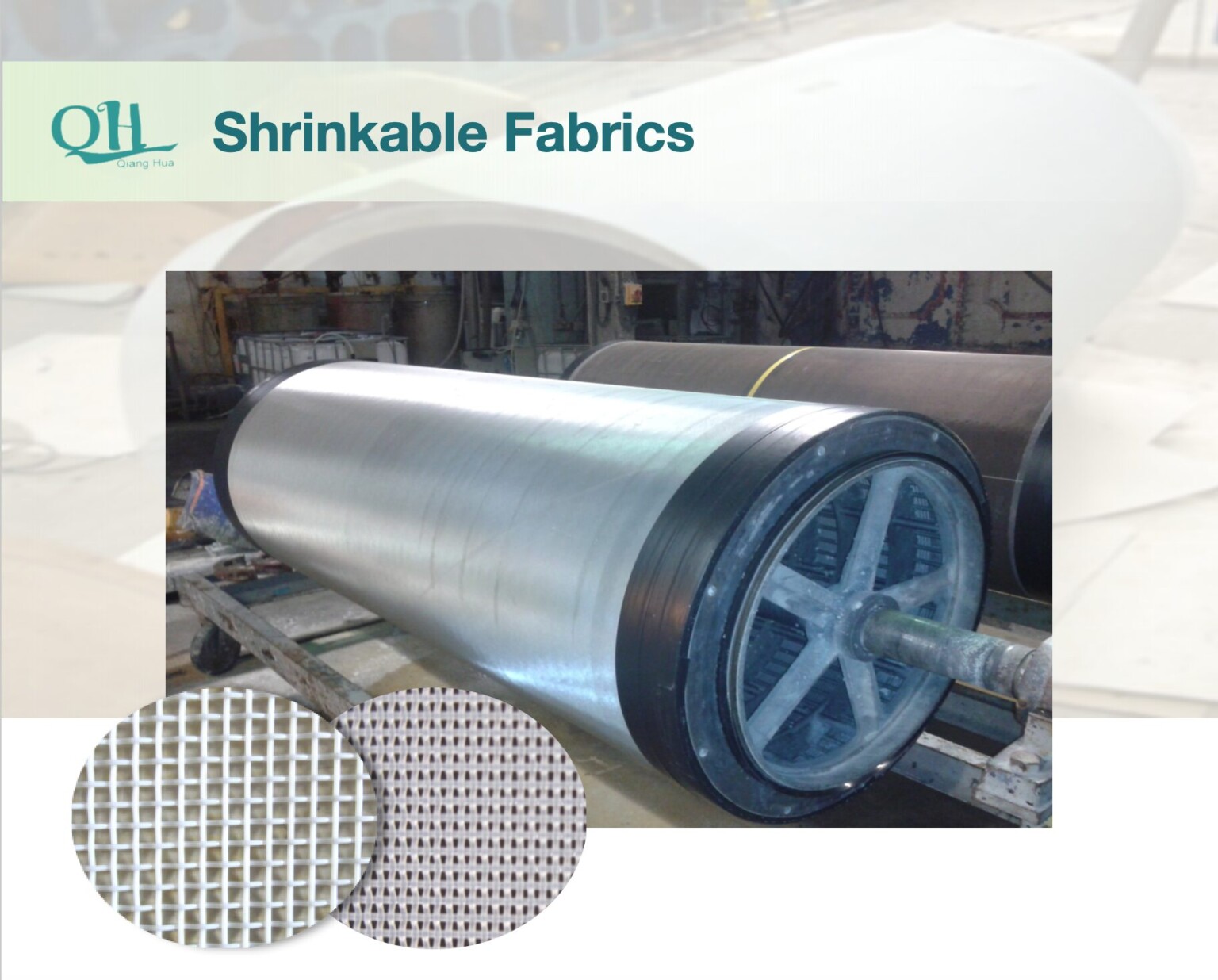 PET Shrinkable Fabrics – QIANGHUA MESH INDUSTRY CO.,LTD
